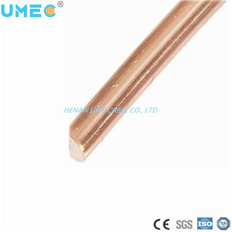 bare solid round wire overhead transmission line bare copper conductor
