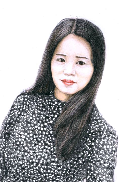 彩铅人像 718xkering 站酷zcool