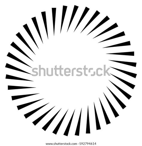Abstract Geometric Spiral Ripple Element Circular Stock Vector Royalty