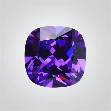 Cubic Zirconia Violet Cushion Cubic Zirconia Cz Natural
