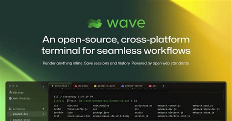 Wave Terminal Website Hunt