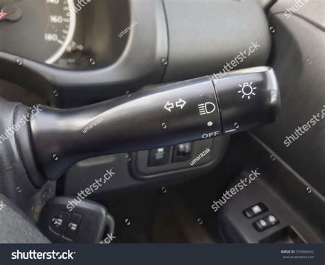 Car Integrated Turning Indicator Headlight Switch Stock Photo Shutterstock