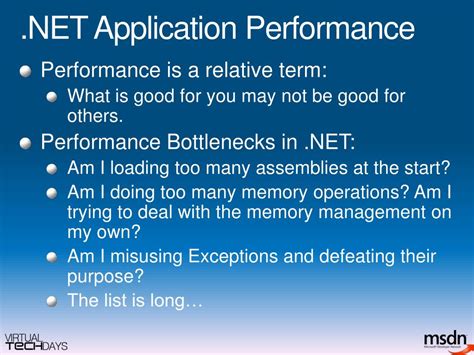 Ppt Leveraging Performance Counters To Build Robust Applications In
