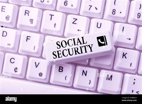 Conceptual Caption Social Security Business Overview Assistance From State Showing With