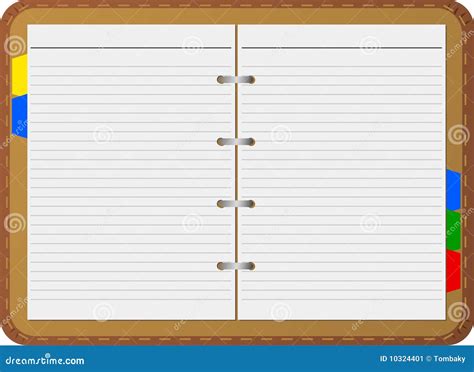 Vector Notepad Stock Vector Illustration Of Message 10324401