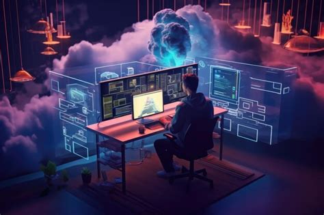 Premium Photo Computer Security In Cloud Computing With Datadriven Ai Marketing In The Metaverse