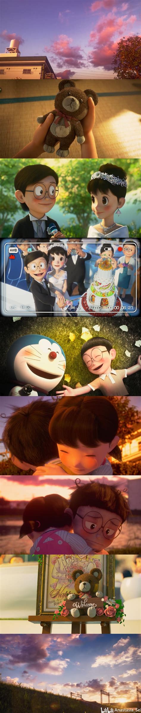 哆啦a梦和情书 哔哩哔哩
