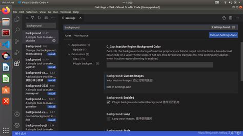 Vscode自定义背景图片 Vscode背景图片代码 Csdn博客