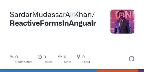 Github Sardarmudassaralikhan Reactiveformsinangualr