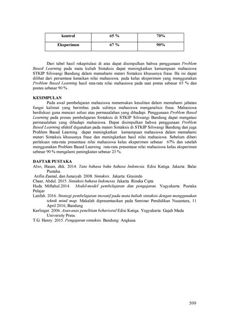 E Prosiding Riksa Bahasa XI Pdf Kontrol Eksperimen Dari Tabel Hasil