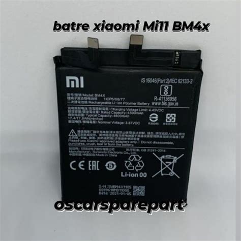 Jual BATRE BATERAI BATTERY XIAOMI Mi11 BM4X ORIGINAL Shopee Indonesia