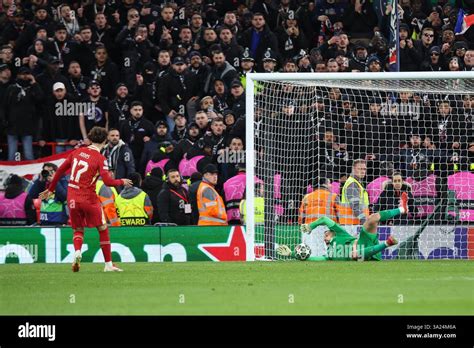 LIVERPOOL, UK - 11th Mar 2025: Gianluigi Donnarumma of PSG saves the ...