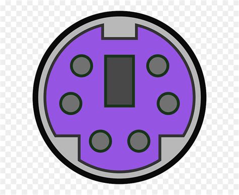 Ps Connector Connector Keyboard Pc Ps Port Png Clipart PinClipart