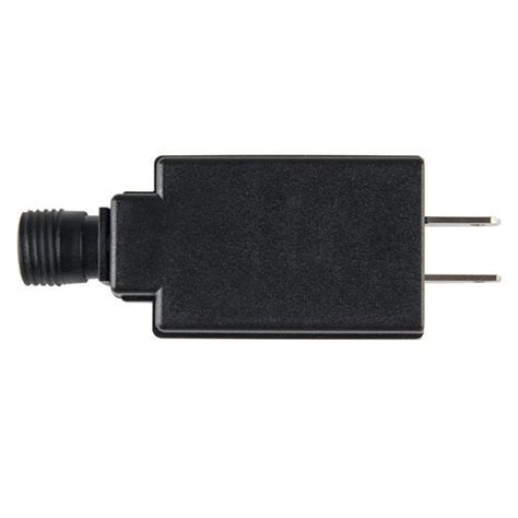 Transformer 2 Prong Male Plug Black Rfd