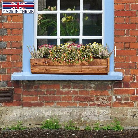 wooden window box for garden at oliver parker blog