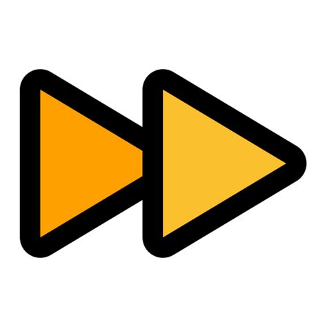 Fast Forward Generic Outline Color Icon