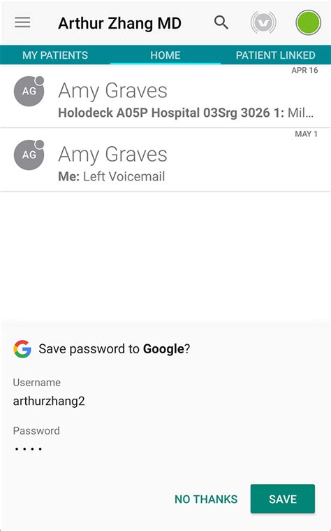 password autofill