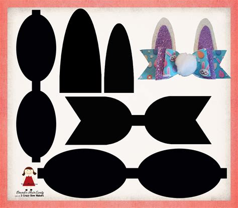 Faux Leather Hair Bow Template Printable Word Searches