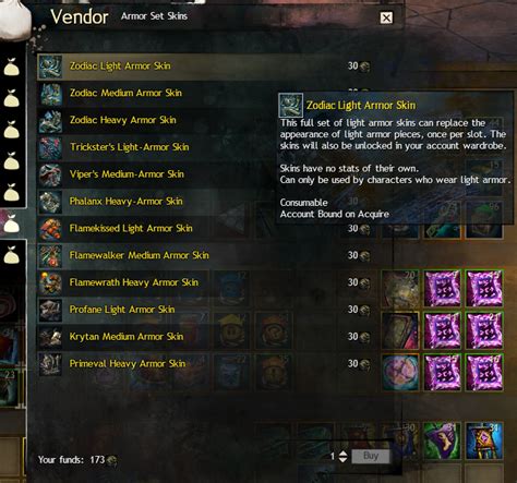 Full Armor Skin Sets In Statuette Vendor R Guildwars2