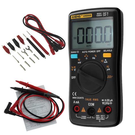 Amazon ANENG AN8008 True RMS Digital Multimeter 9999 Counts Square