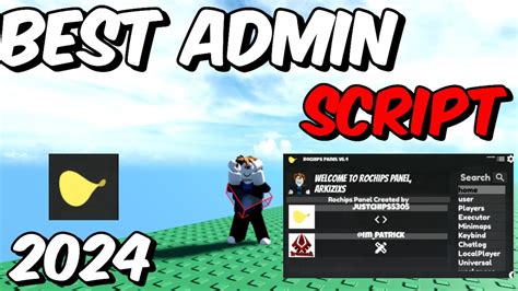 Op Admin Script Roblox 2024 New Admin Script Rochips Panel V6 4 Works All Games Roblox Youtube