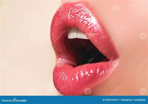Girls Sexual Lips Night Flirt And Blowjob Stock Image Image Of Fantasy Erotic