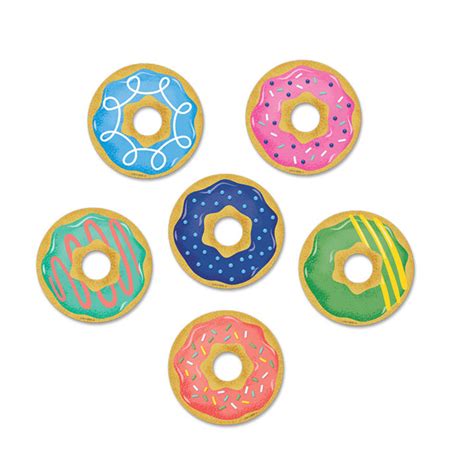 Mid Century Mod Donuts 3 Designer Cut Outs Beckers