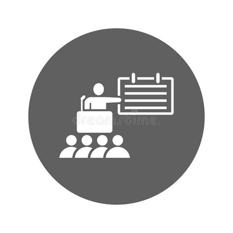 Lecture Icon Stock Illustration Illustration Of Purposes 263177752
