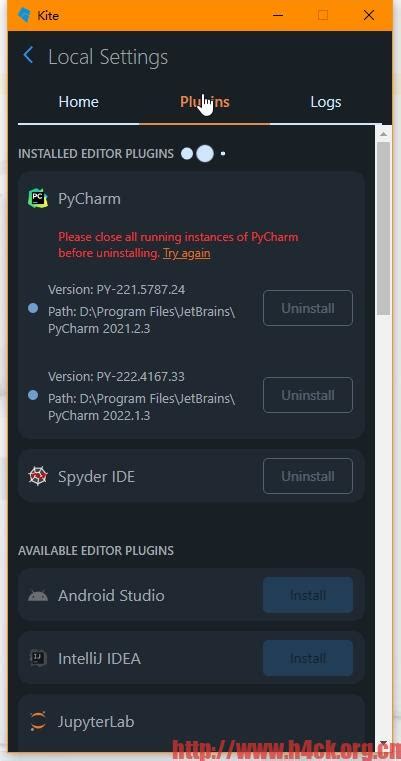 Kite For PyCharm2022 Obaby Mars