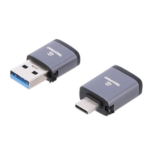 อะแดปเตอร์ Techpro Adapter Otg Converter Set Usb C Usb A 3 0a รับ
