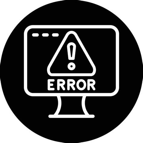 Error Vector Icon Design 23350662 Vector Art At Vecteezy