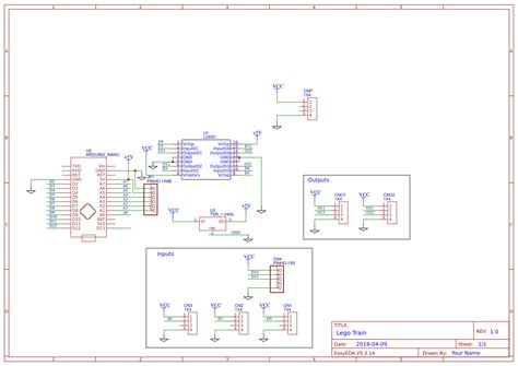 Lego Train Arduino Easyeda Open Source Hardware Lab