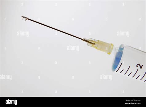 Injection Disposable Plastic Syringe With Disposable Needle Stock
