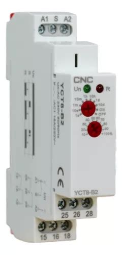 Rele Temporizador Yct8 B2 Off Delay 0 1 10dias 16a 230v Cnc Cuotas Sin Interés