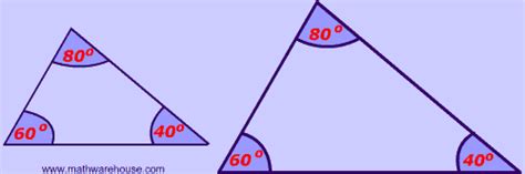 sides angles and similarity ratio explained with pictures and examples