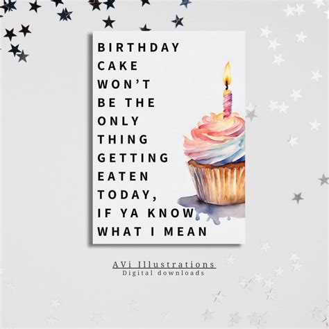 Sexy Birthday Card Etsy