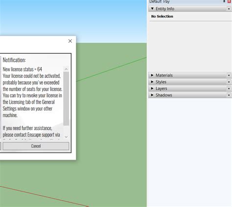 Licence Problem Sketchup Enscape