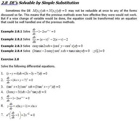 Solved NON EXACT DE AND INTEGRATING FACTOR Solve Each Of The Chegg
