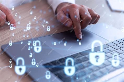 Premium Photo A Programmer Is Typing A Code On Computer To Protect A Cyber Security From