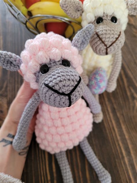 Shelly The Sheep Crochet Pattern Etsy