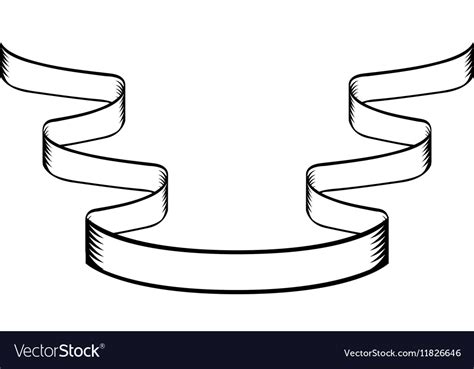 Isolated Ribbon Royalty Free Vector Image VectorStock