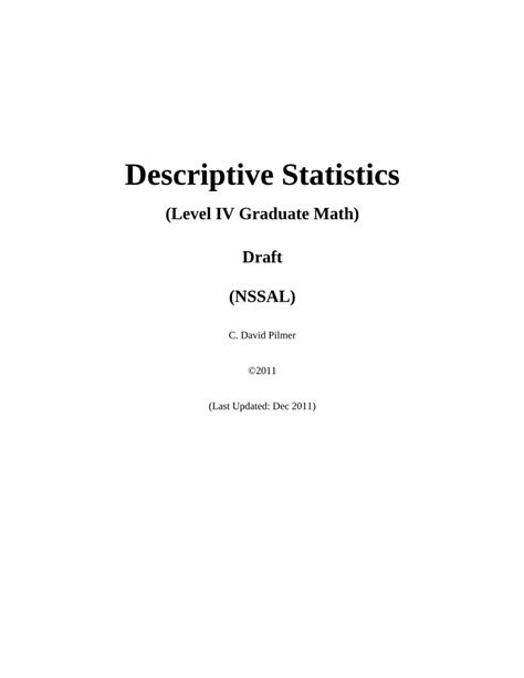 Pdf Descriptive Statistics Unit Dokumen Tips