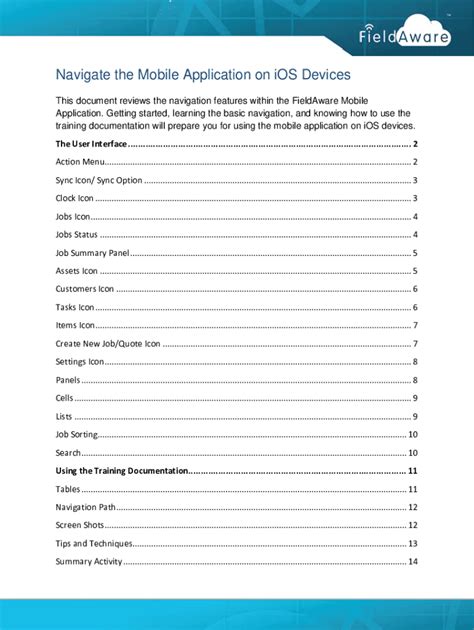 Fillable Online Navigate The Mobile Application On Ios Devices Fax