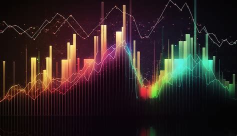 Premium Ai Image Generative Ai Stock Market Chart Lines Financial