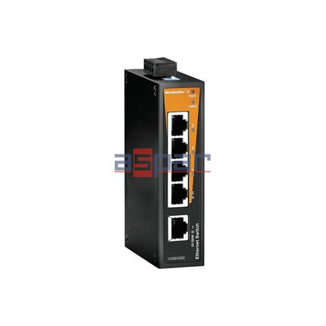Weidmuller Network Switch Unmanaged Fast Ethernet Number Of Ports 5x Rj45 Ip30 10 °c