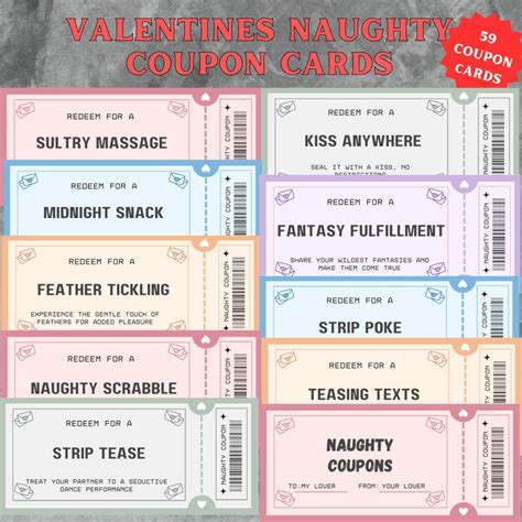 Sexy Coupons Printable Etsy