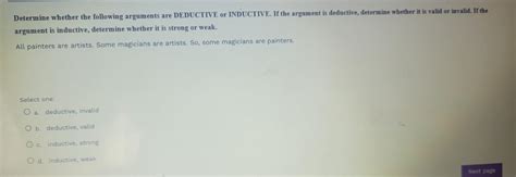 Solved Determine Whether The Following Arguments Are