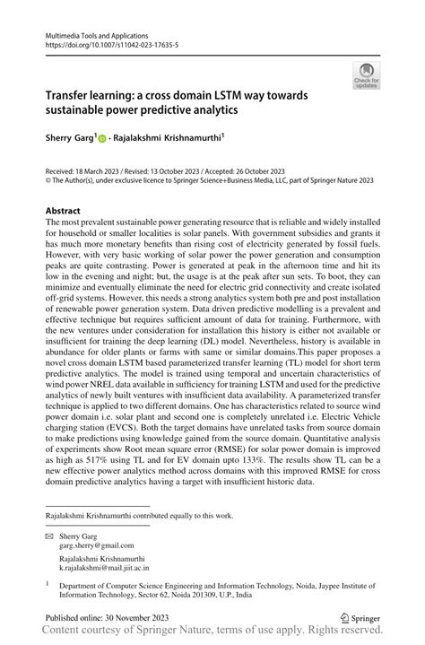 Transfer Learning A Cross Domain Lstm Way Towards Sustainable Power Predictive Analytics