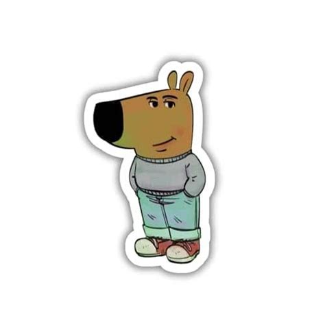 Chill Guy Sticker Chill Guy Chill Guy Meme Just A Chill Guy In