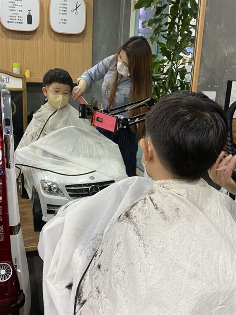 광진구 키즈미용실 가격 착한 퍼플헤어 내돈내산 찐후기 네이버 블로그